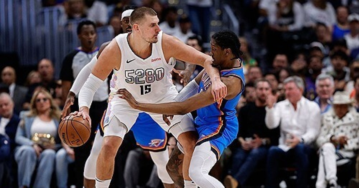 [NBA PO] ‘요키치·머레이 54점 합작’ 덴버, SGA 앞세운 OKC 제압···시리즈는 7차전으로