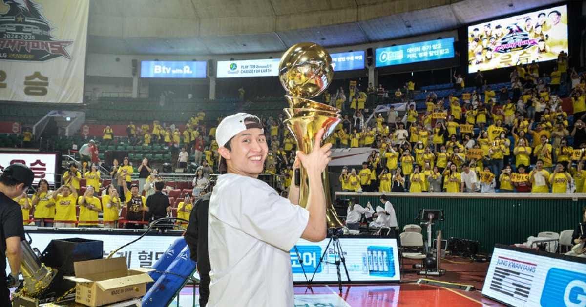 [KBL FINAL 플레이어] LG의 창단 첫 우승을 이끈 양준석, “팬분들이 끝까지 응원해주셨다”