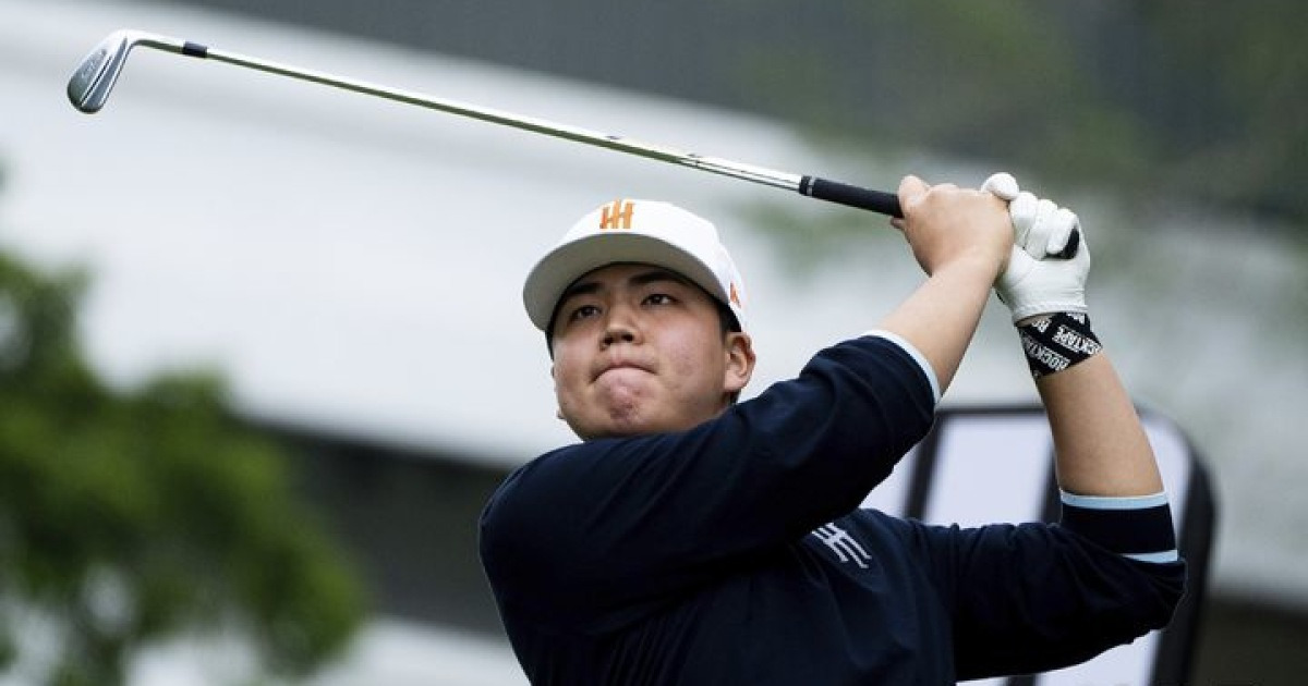 지난해 상금왕 장유빈, 6개월 만의 KPGA 투어서 컷 탈락