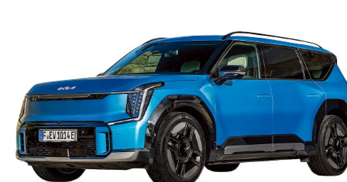 기아 EV9, 벤츠 EQS·아우디 Q8 e트론 제쳤다