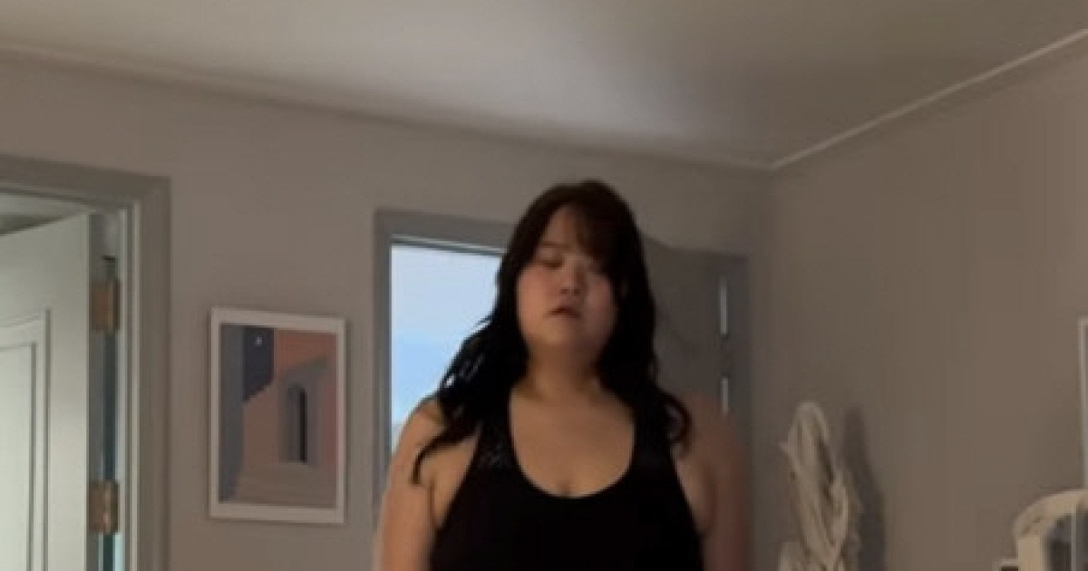 '150kg' 미나 시누이, 66kg 감량 후 당당한 브라톱 패션 "몸짱 올케 덕"