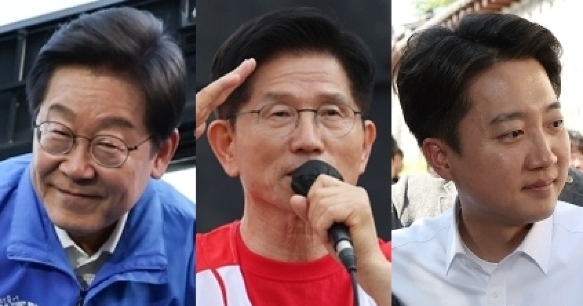 TK 지지율 김문수 58.1%, 이재명 27.5%, 이준석 10.6%