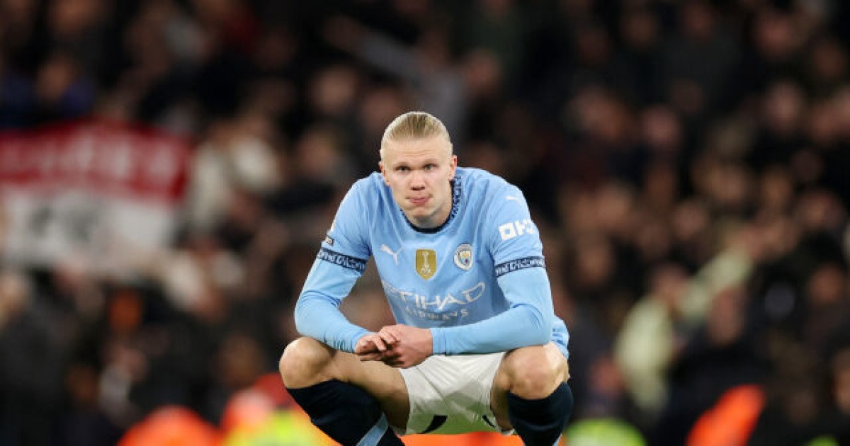 세계 최고 스트라이커의 굴욕! 맨시티 괴물FW, EPL 득점왕 3연패 실패→3위 추락