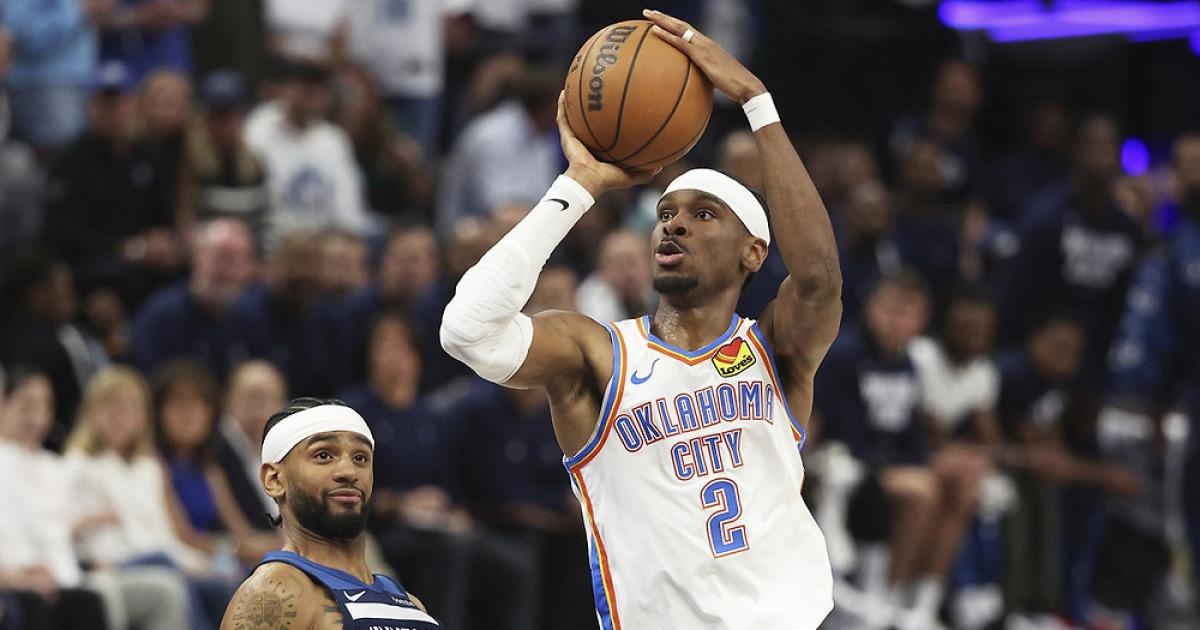 ‘SGA 40점 펄펄’ OKC, 3차전 42점차 대패 충격 딛고 혈투 끝에 미네소타에 2점차 신승, 챔피언결정전 진출에 ‘-1승’