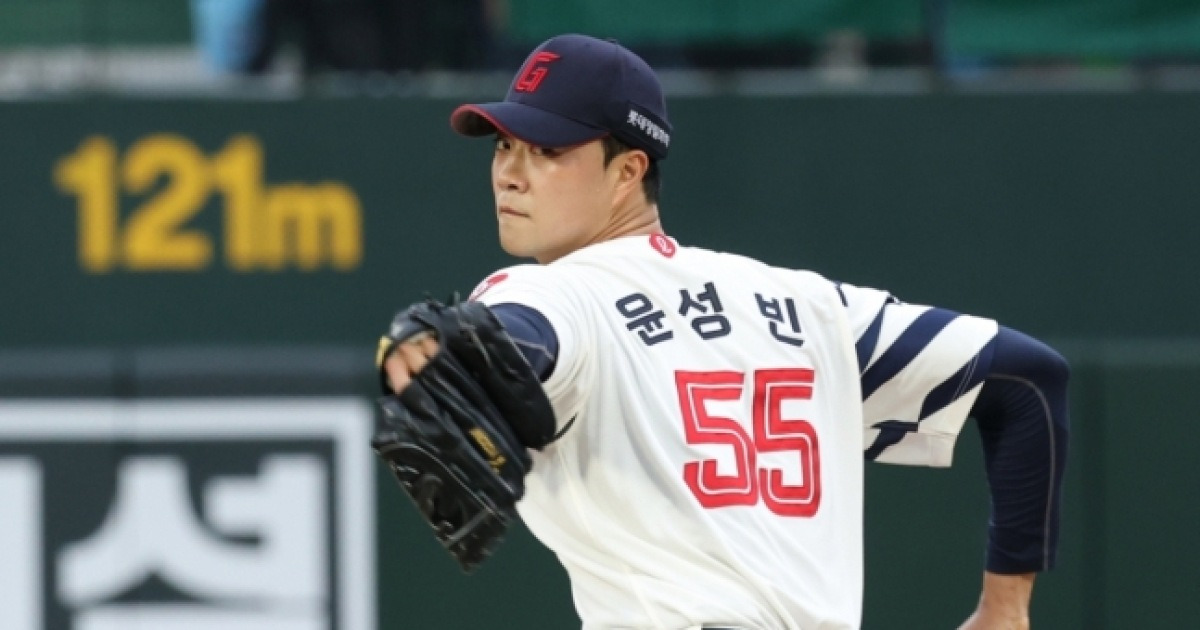 '1군 1이닝 9실점 악몽' 윤성빈, 퓨처스서 159km 쾅! NC전 'KKKKK' 3이닝 1볼넷 무실점