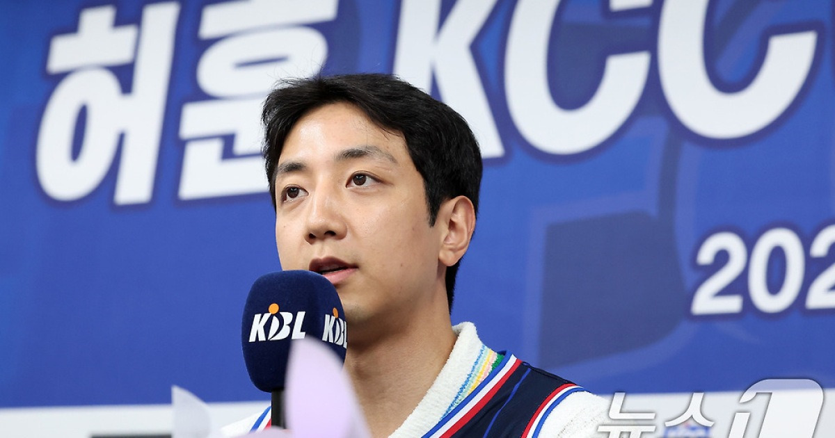 'KCC 입단' 허훈 "오직 우승하기 위해 왔다"