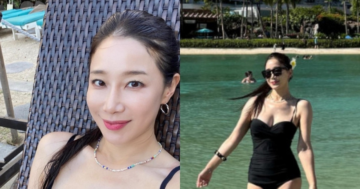 결혼 앞둔 김하영 하와이서 뽐낸 수영복 자태…섹시 글래머 몸매