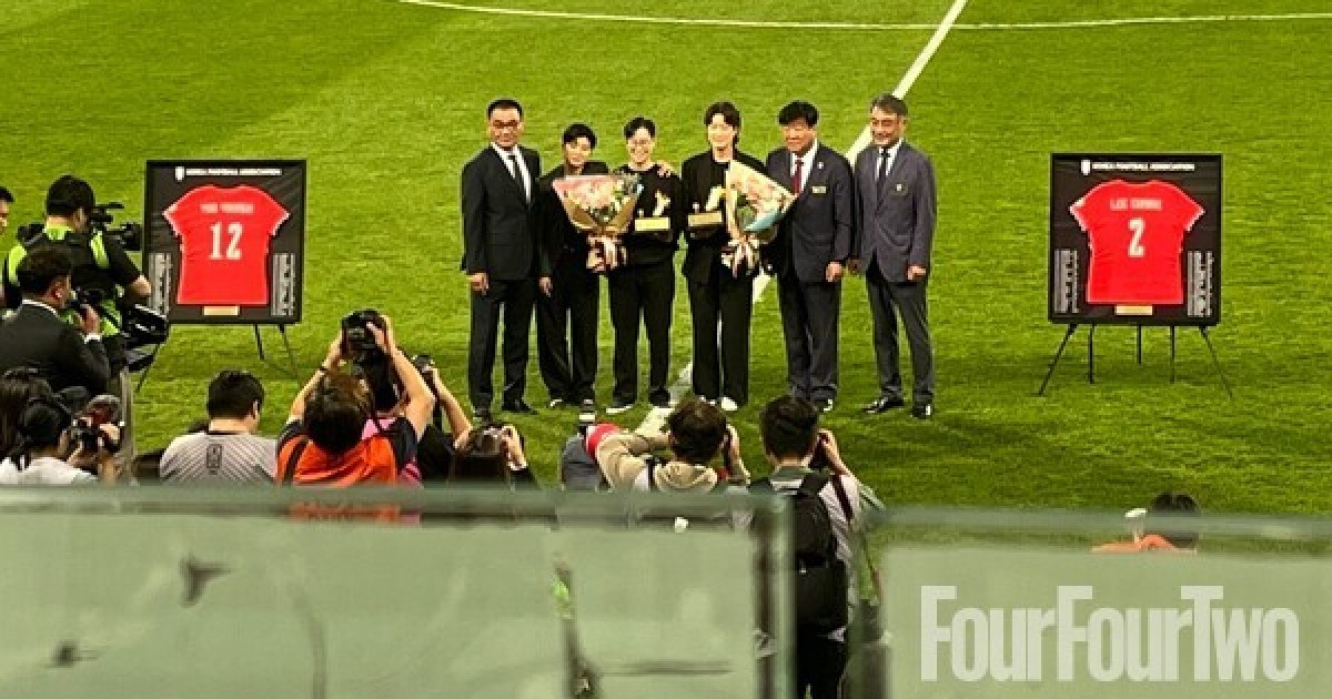 [442.live] ‘여자대표팀 10년 헌신’ 유영아-이은미 은퇴식 진행…“축구 인생 시즌2도 응원 부탁드려요!”