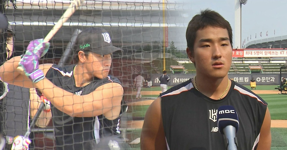 '괴력의 근육맨' KT 안현민 "신인왕도, WBC도 욕심납니다!"