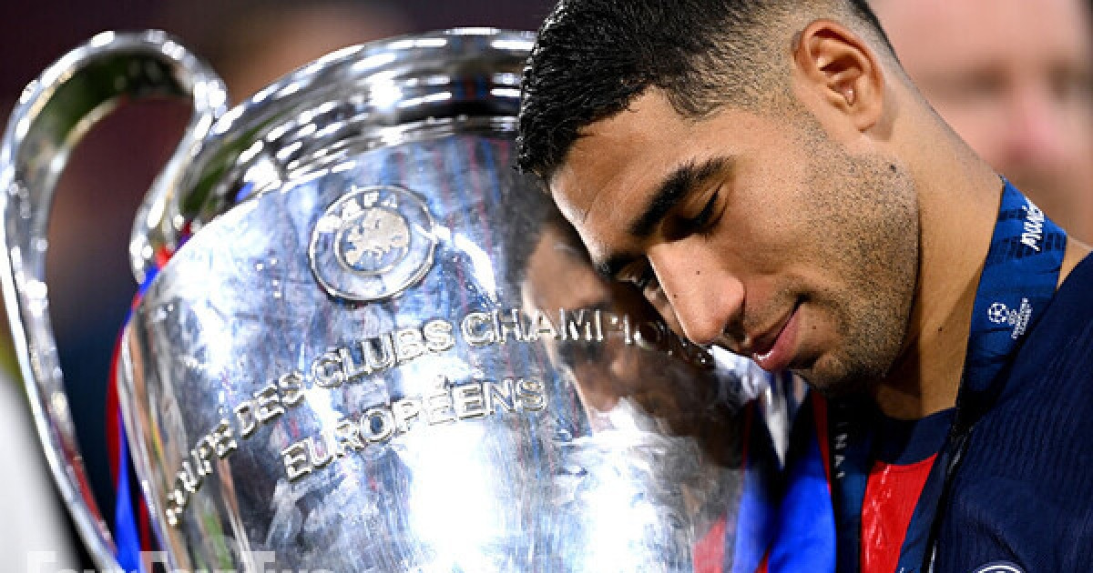 [ucl.star] 하키미, PSG 창단 최초 UCL 우승의 일등공신으로 거듭나다…"8강부터 결승까지 모두 득점한 최초의 수비수"