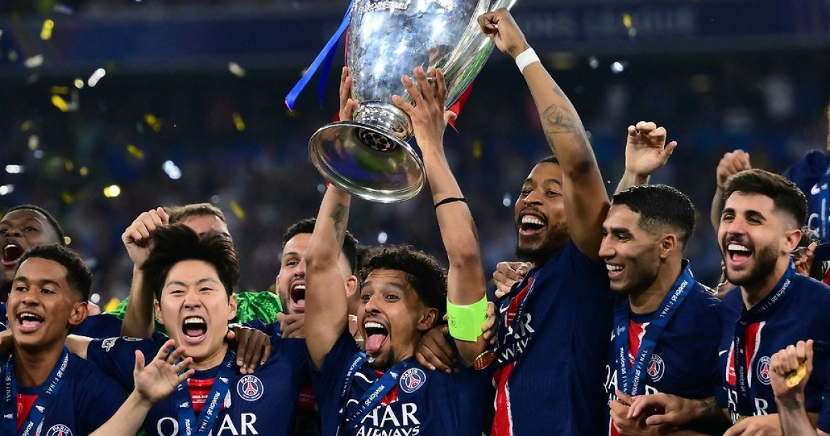 PSG, 창단 55년 만에 UCL 첫 우승…‘벤치’ 이강인, 박지성 이후 17년 만에 빅이어 품었다