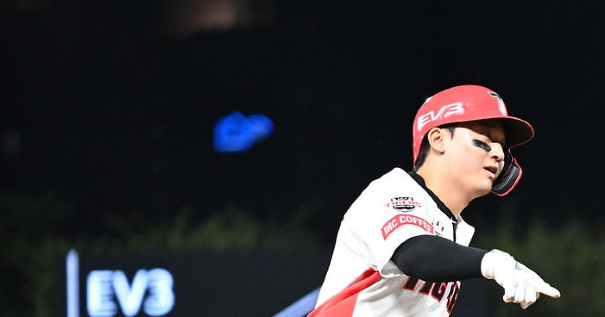 '윤도현 연타석 홈런' KIA, KT 꺾고 2연패 탈출…KT 3연승 마감