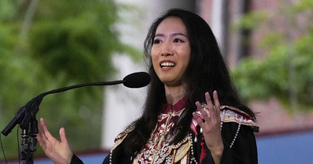 하버드 연설 유학생 알고보니 ‘중국 금수저’ 논란