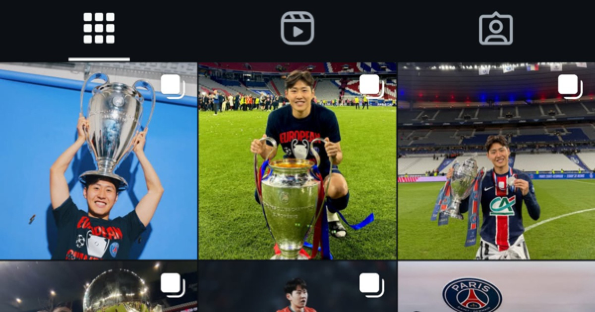 “저 UCL 챔피언이에요~!” 韓 최초 '트레블 위업' 이강인, 0분 출전에도 싱글벙글→SNS 프로필 변경