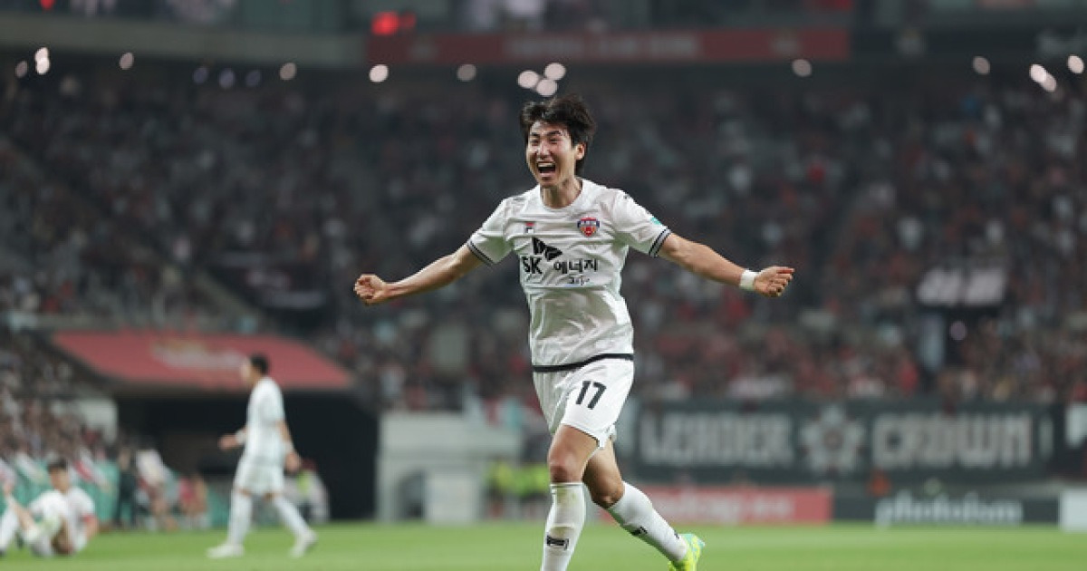 '멀티골' 제주 유인수, K리그1 17R MVP! K리그2 MVP는 부산 06년생 신예 백가온