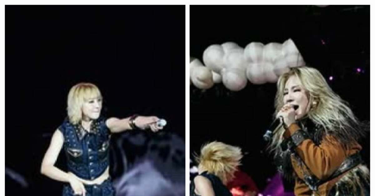 “봄이 없지만 불은 붙었다” 2NE1, LA서 3인 완전체 무대 찢었다