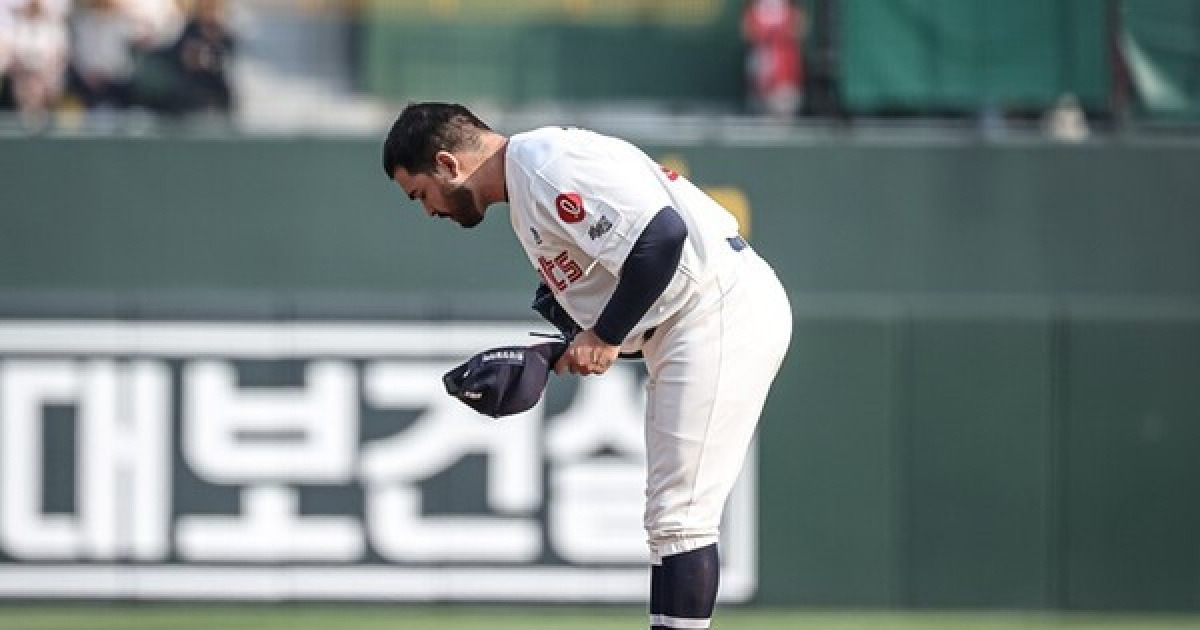 '90도 인사 루틴+우타자 상대 약점'...일주일 만에 '숙제 해결'한 감보아, 7이닝 무실점 호투로 KBO 첫 승 수확