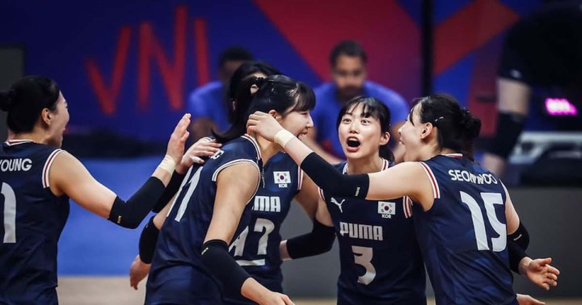 한국 여자배구, 미국에 0-3 완패…VNL 첫 주 4패 마감