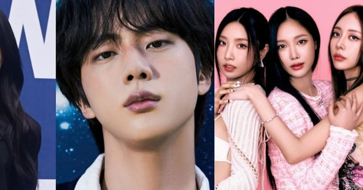 WILLCA-방탄소년단 진-방탄소년단-이채연-브브걸 아이돌픽 위클리 1위 [DA:차트]