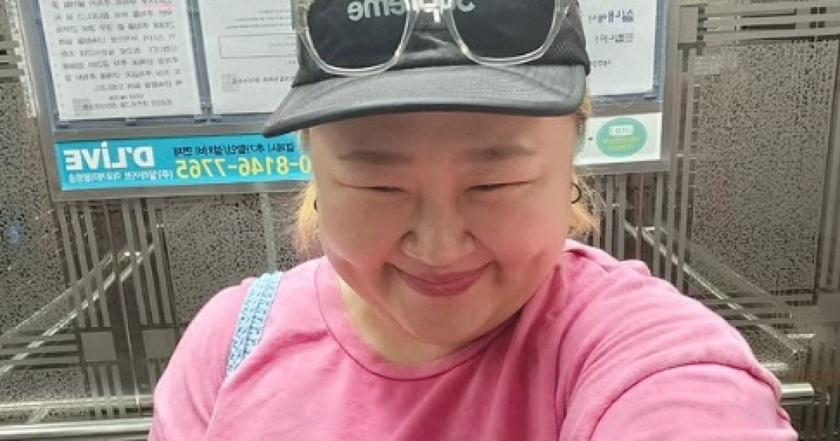 홍윤화, '20㎏ 감량' 성공하더니…"웃음이 멈추질 않네" [SCin스타]