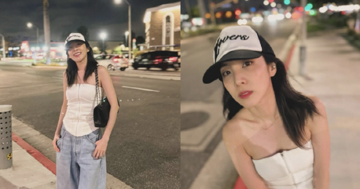 산다라박, 42kg에서 살 더 빠졌나...LA서 튜브톱 입고 '극사세' 몸매 자랑