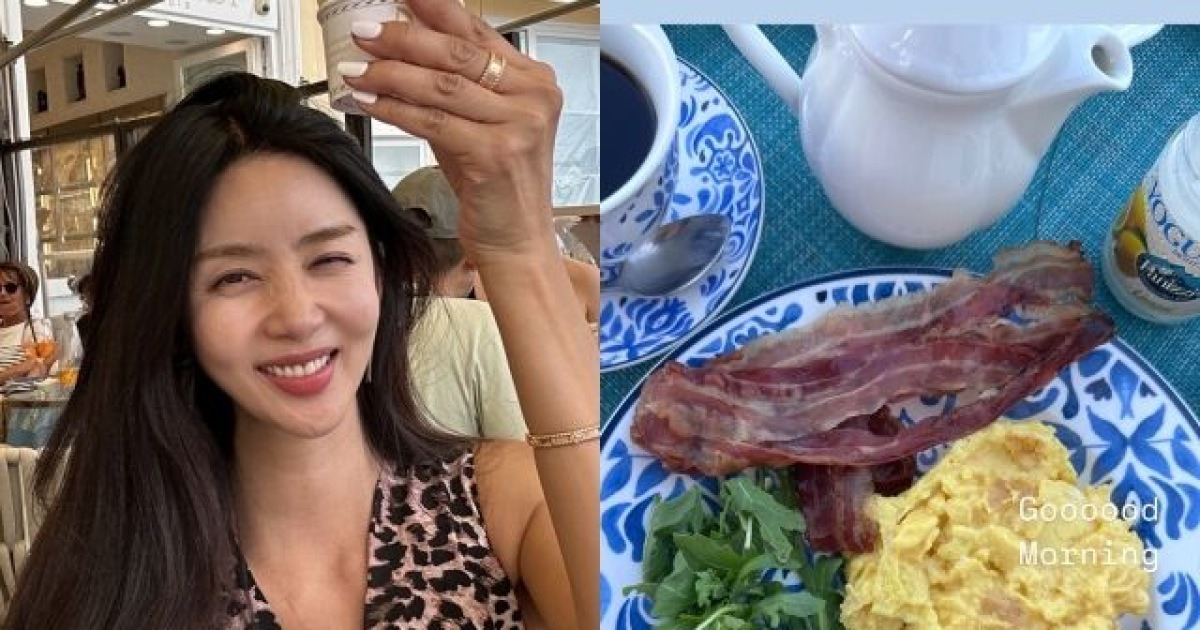 '한재석♥' 박솔미, 애둘맘 여배우의 아침이란…이래서 170cm·50kg