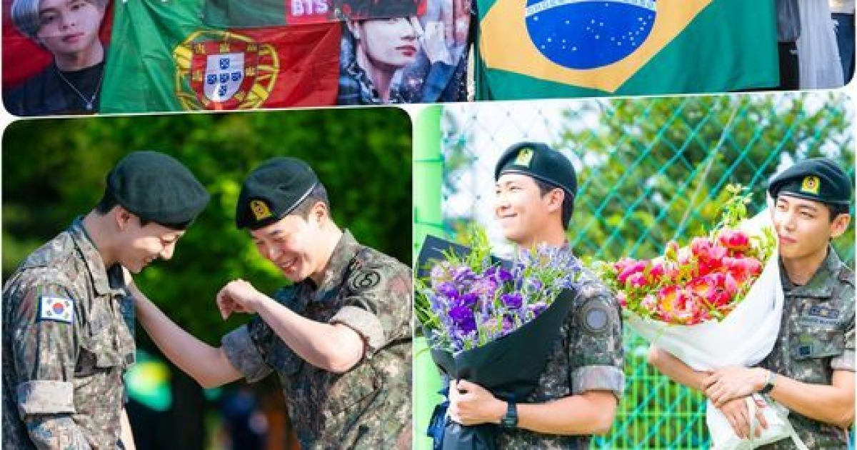 “완전체, 코앞!” RM·뷔·지민·정국, 전역과 함께 웃음 만개 [박준형의 ZZOOM]