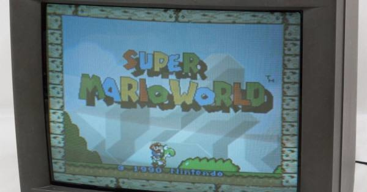 [겜덕연구소] 전설의 게임기! 슈퍼패미콤 일체형 TV(Sharp SF1)를 수리하다!