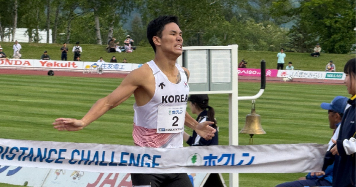 '亞 선수권 은메달' 이재웅, 이번에는 32년 만에 1500m 한국신기록