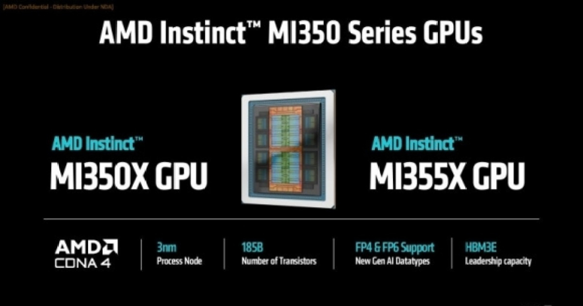 AI GPU 시장에서 엔비디아에 도전장 내민 AMD…MI 350 시리즈 공개 [고든 정의 TECH+]