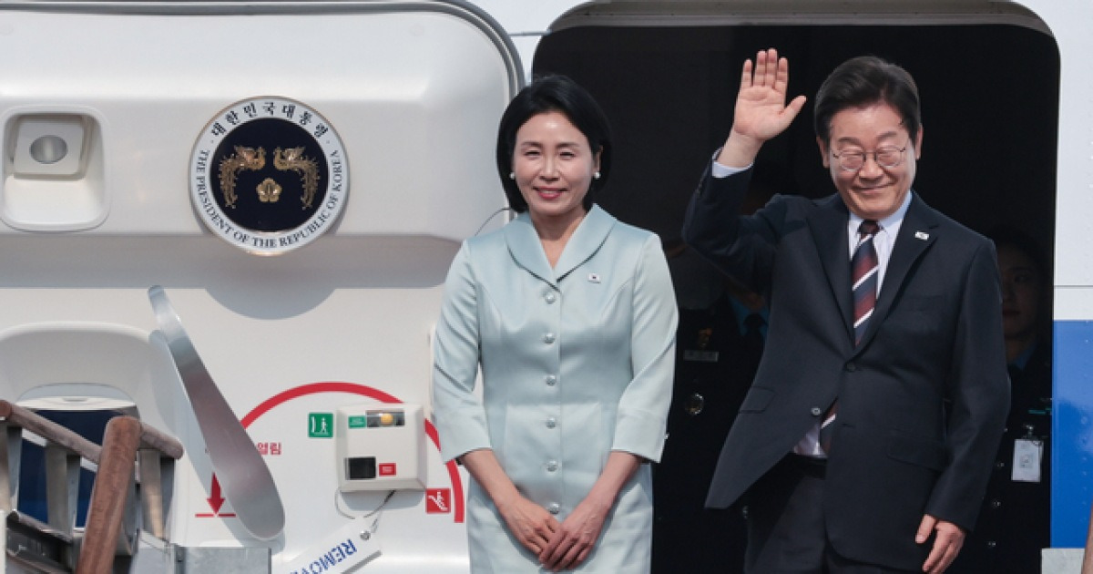 이 대통령, 김 여사와 캐나다로 출국…“내란 이겨낸 국민 위대함 알릴 것” 첫 순방 G7서 다자외교