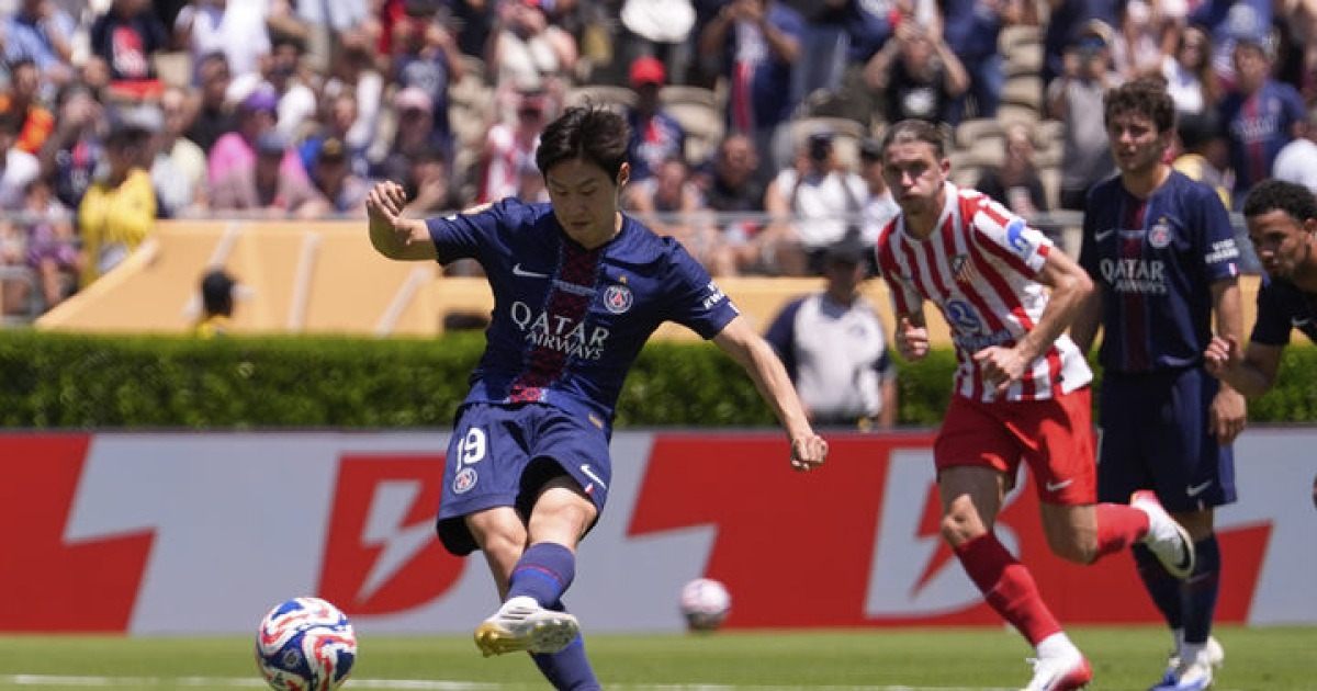 이강인, 클럽월드컵서 PK 골…PSG, 아틀레티코에 4-0 대승