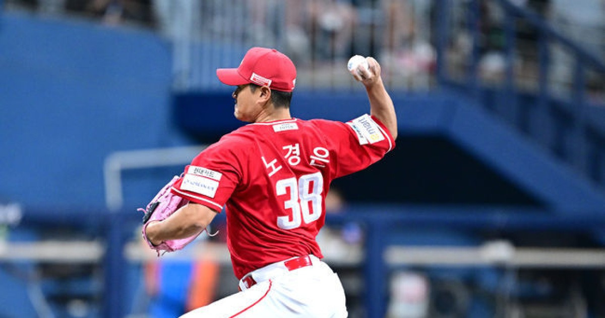 SSG 노경은 '개인통산 600경기 출장' [사진]