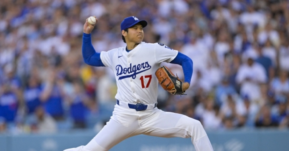 1이닝 1실점하고 타자로 2안타 2타점 만회…663일 만에 돌아온 ‘투수’ 오타니, 시속 161㎞ 강속구 ‘쾅’