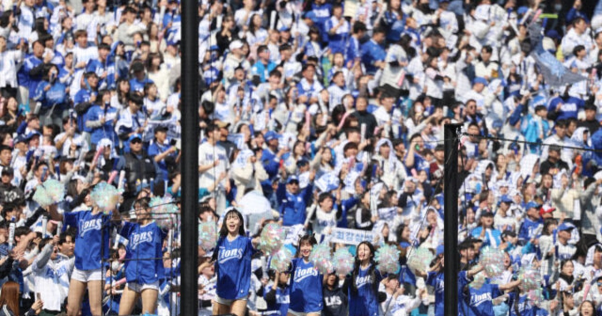 '68경기나 줄였다!' KBO, 역대 최소 경기 600만 관중 돌파…삼성, 총 관중&평균 관중 모두 1위