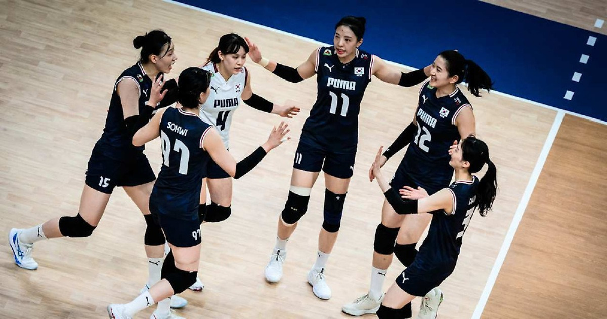 '강소휘 18점' 여자배구, 벨기에에 1-3 패배…VNL 1승5패