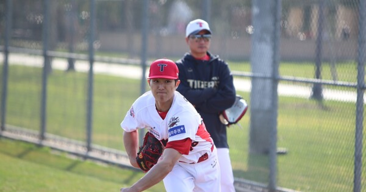 '최고 시속 151km' 복귀 임박 이의리, 이범호 감독 "후반기 1군 콜업 예정"