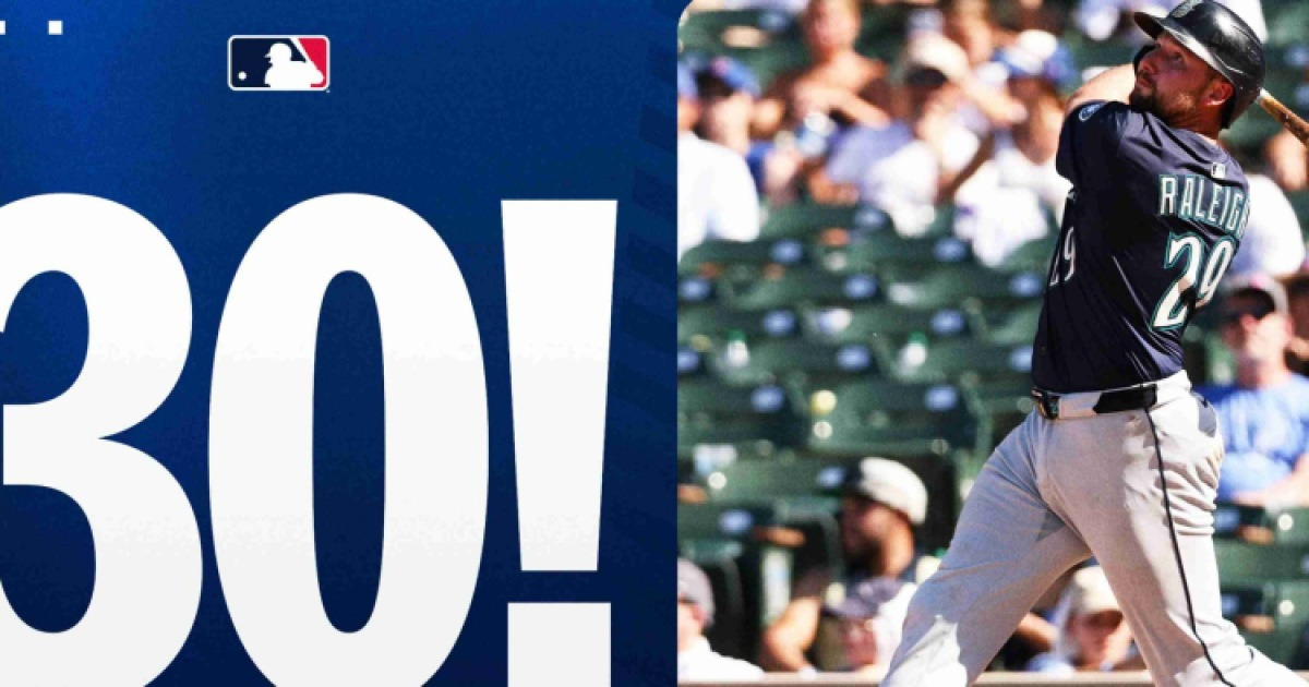 칼 롤리, MLB 30홈런 선착...저지와 3개 차→4년 만에 '포수 홈런왕' 도전