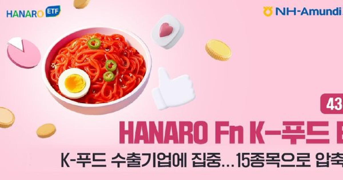 "수출기업 집중 투자"…NH아문디운용, K푸드 ETF 리모델링