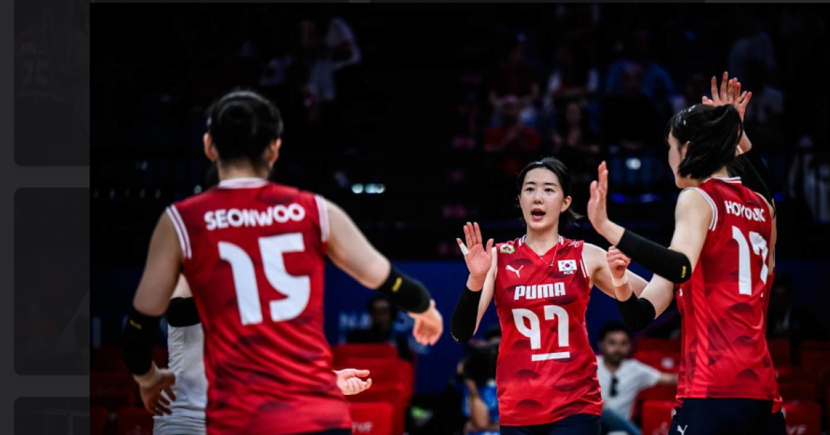 5세트 11-14에서 듀스까지 만들었지만···한국 女 배구, 세계 9위 도미니카에 2-3 분패, VNL 1승7패