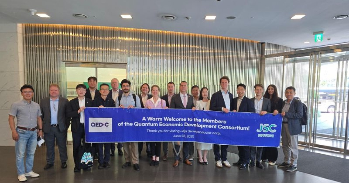 美QED-C 대표단, 제주반도체 판교사무실 방문