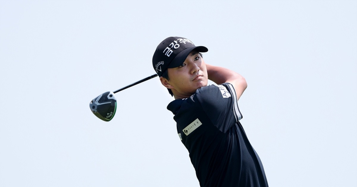 옥태훈, KPGA 시즌 2승 보인다…군산CC 오픈 3R 3타 차 선두