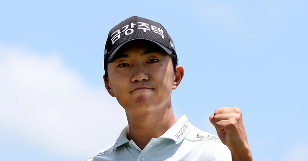옥태훈, 군산CC오픈 우승 '올시즌 첫 2승'…3년만에 KPGA 2주 연속 우승자 탄생