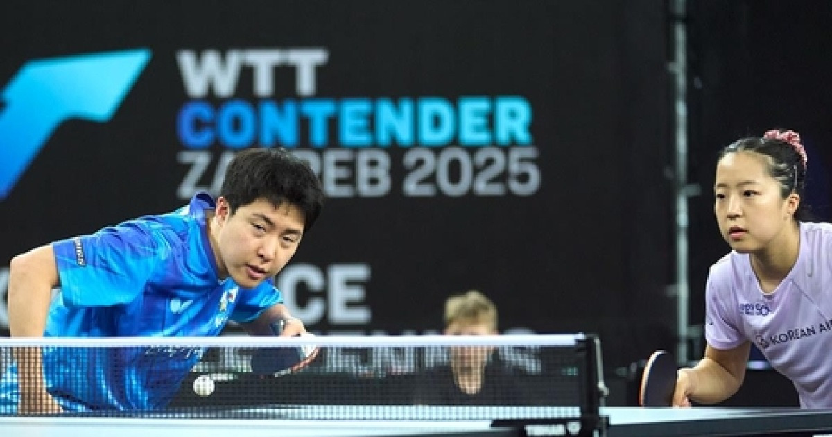 "환상 콤비 또 해냈다"...임종훈-신유빈, 중국 3-0 완파...WTT 2주 연속 혼복 우승