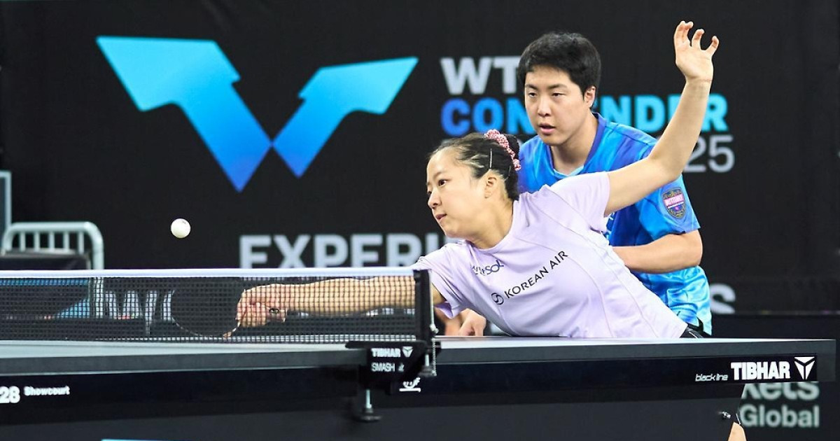 임종훈-신유빈, 中꺾고 WTT 2주 연속 우승