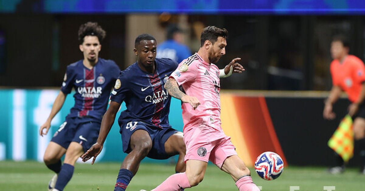 [cwc.review] 아무것도 못한 메시, 완벽하게 압도한 PSG…마이애미 4-0 격파하며 ‘8강행’→이강인 20분 소화