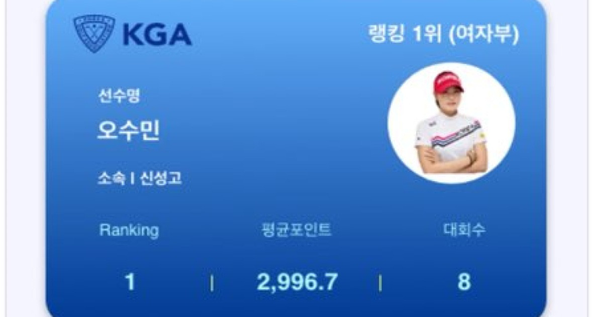 대한골프협회, ‘KGA’ 애플리케이션 출시