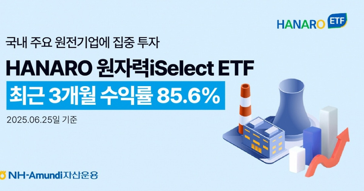 AI가 이끈 원전 르네상스…'HANARO 원자력 ETF' 주목