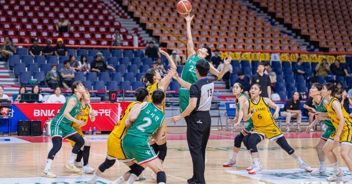 [BK포토] 2025 WKBL 퓨처스리그 청주 KB STARS vs 부천 하나은행 경기 화보
