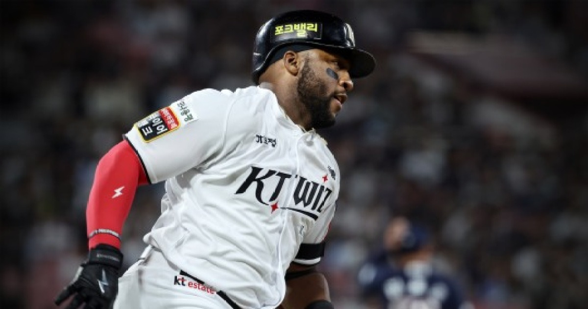 kt 로하스, KBO 외국인 최다 홈런 신기록...우즈 174개 넘어 175호